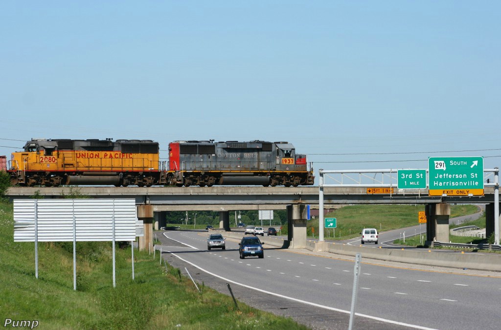 Westbound UP Local Train